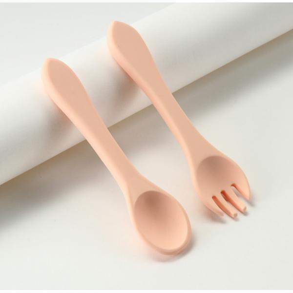 Quality Food Grade Silicone Baby Feeding Spoon Sustainable With Customize Logo for sale