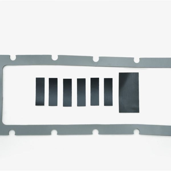 Quality RoHS Grade Battery Pack Gasket Double Adhesive Silicone Rubber Foam Gasket for sale