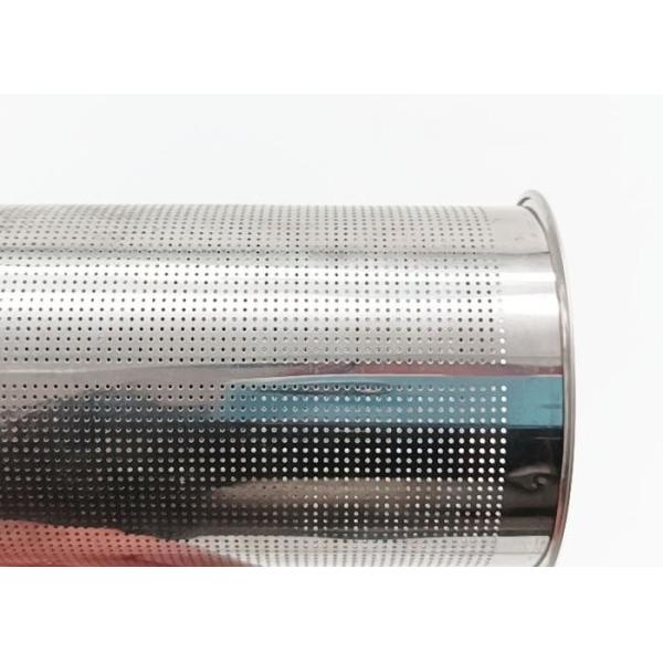 Quality 220 Micron 0.5mm Thickness Perforated Metal Pipe , Water Filter Elements For for sale