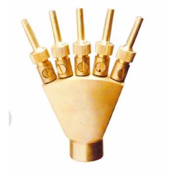 Brass Phoenix Tale 3/4" Parabolic Dancing Fountain Nozzles