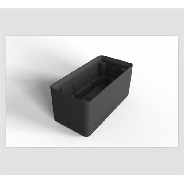 Quality Compact Rotomolded Parts Plastic Rack Box Double Wall Black Powder for sale