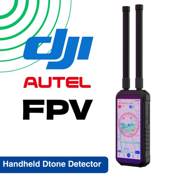 Quality FPV Handheld Drone Detector 4KM 4000M Long Range Distance Mobile Portable DJI for sale