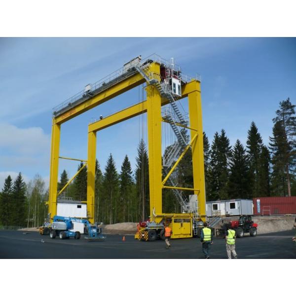 Quality ISO RTG High Working Class Rubber Tyred Gantry Crane For Shipping Container for sale