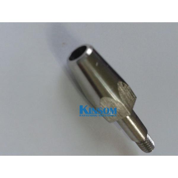 Quality Special stainless steel screw with precision hexagon CNC machining part for sale