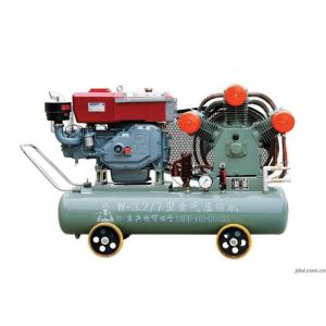 Quality Small portable mineral piston air compressor for pneumatic tools 3.2m³ 7bar for sale