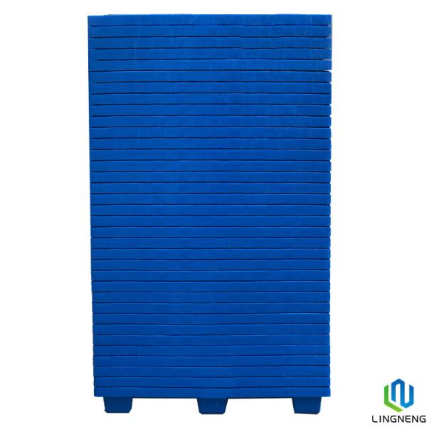 Quality Grid Surface Lightweight Plastic Pallet 4 Way Entry European HDPE One Sided with for sale
