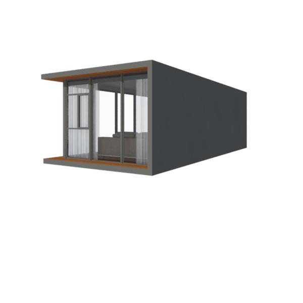 Quality Gray Prefab House Prefabricated With One Bedroom Prefab Homes for sale