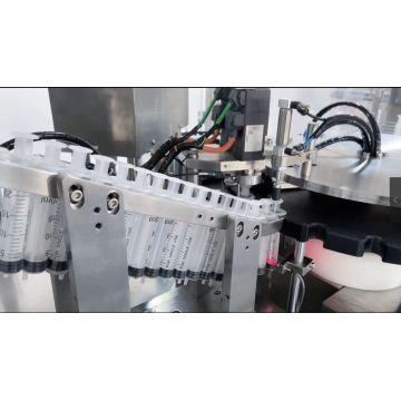 Quality Automatic liquid Plugging Luer Lock Pre Filled Aseptic Plastic Syringe Filling for sale