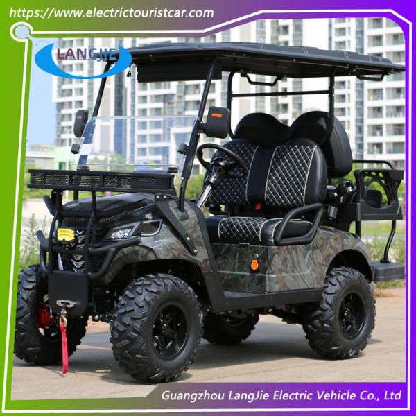 Quality 48V Battery Left Hand Drive Electric Golf Cart 4 Seats Electric Shuttle Car For Golf Course for sale