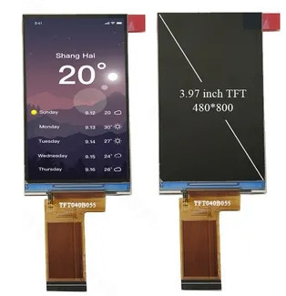 3.97 Inch TFT LCD Display - Front View