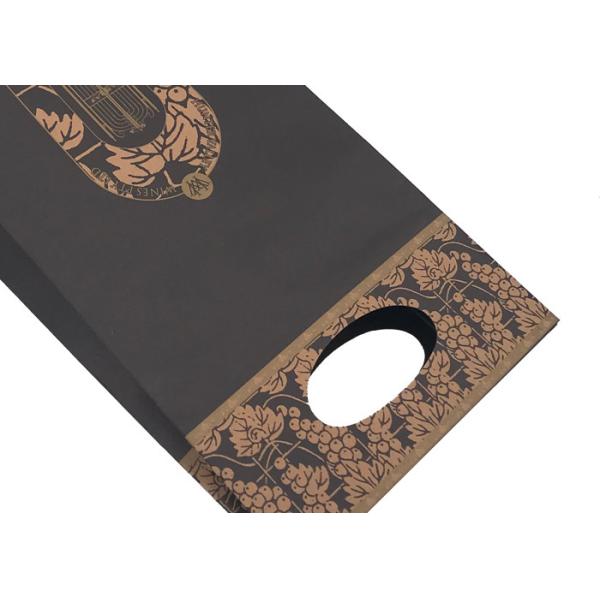 Quality Elegant Boutique Wine Gift Box Packaging / Wine Bottle Presentation Box for sale