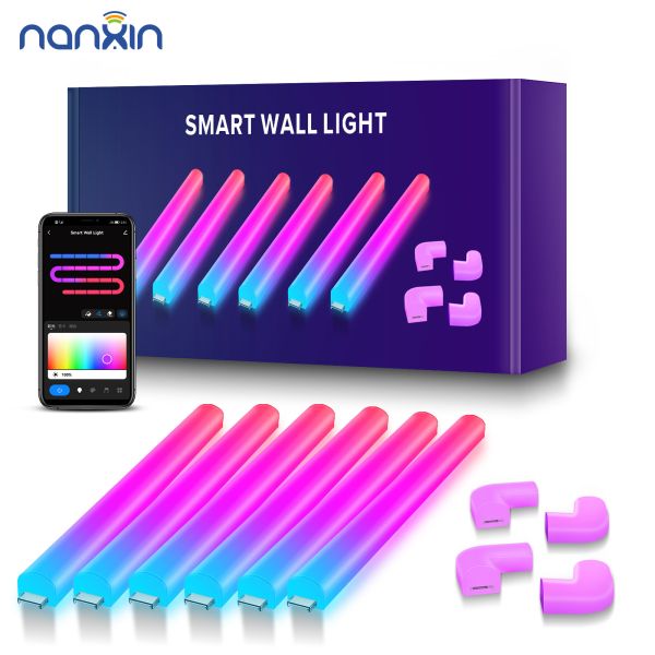Quality Smart Glide Corner Wall Light Bar Multicolor Music Sync For Gaming for sale