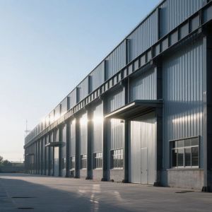 Quality Custom Prefabricated Steel Warehouse Building With High Strength Frame for sale