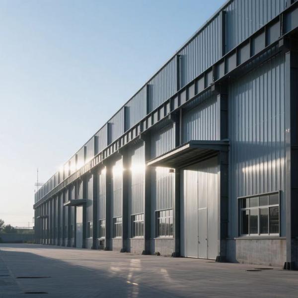 Quality Custom Prefabricated Steel Warehouse Building With High Strength Frame for sale
