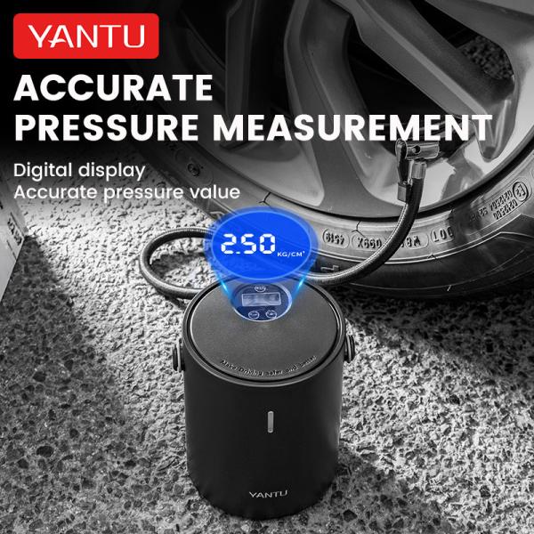 Quality YANTU A05 Wired Tire Inflator Portable Air Compressor 12V Compressors Pump for for sale