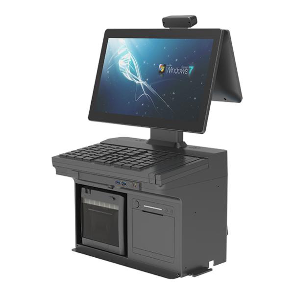 Quality Restaurant Desktop Android POS Kiosk Supermarket 15.6 Touch Screen Cash Register for sale