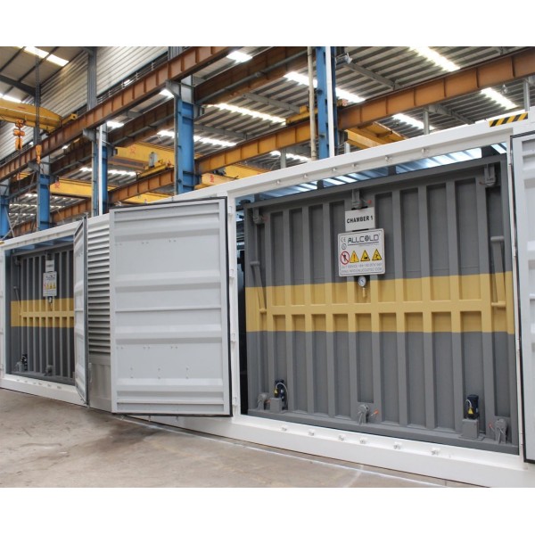 Quality 4 Pallets R404A Compressor Flower Vacuum Cooler 72KW for sale