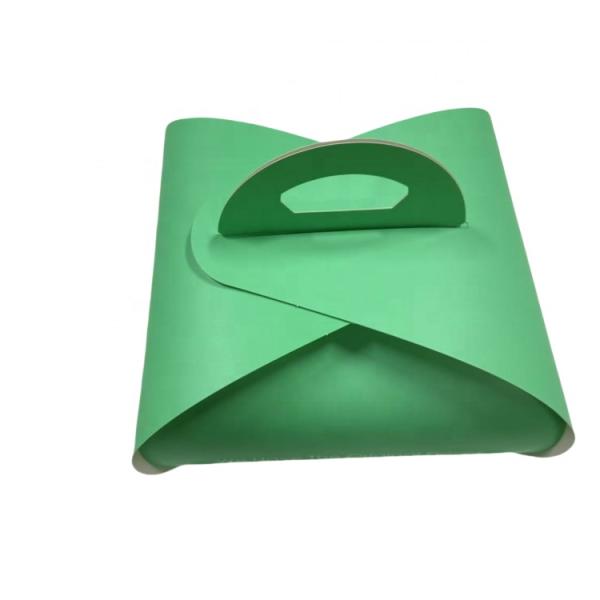 Quality Customized Logo Foldable Food Grade Cake Packaging Box with Four-Color Printing for sale