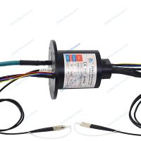 Quality Low Temperature Integrate Ethernet signal and Fiber Optic Rotary Joint Slip Ring for sale