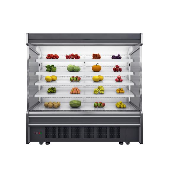 Quality 2412L Commercial Refrigeration Equipment Multideck Cabinet Open Display Showcase for sale
