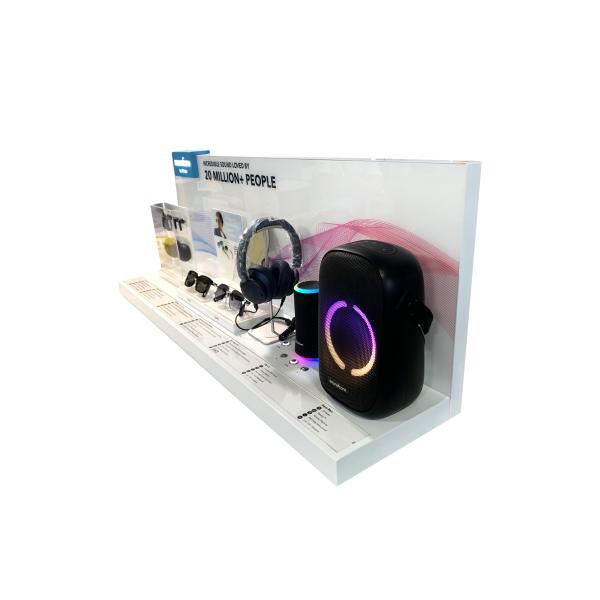 Quality RoSH Multifunctional Speaker Display Stands , Organic Glass Counter POP Displays for sale