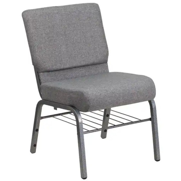 Quality Stackable Padded Church Chairs Grey Auditorium Seating Chairs For School for sale