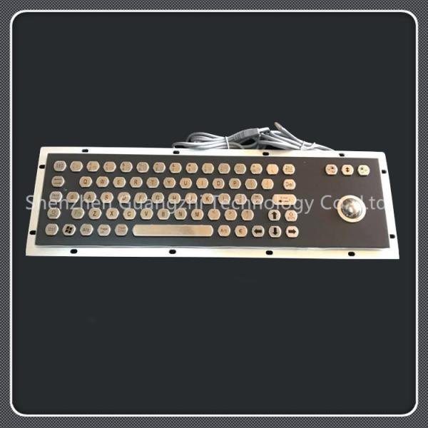 Quality Washable Metal Computer Keyboard Black Surface For Game Consoles for sale