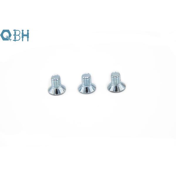 Quality DIN 965 Cross Recessed Countersunk Flat Head Screws Zinc Plating for sale