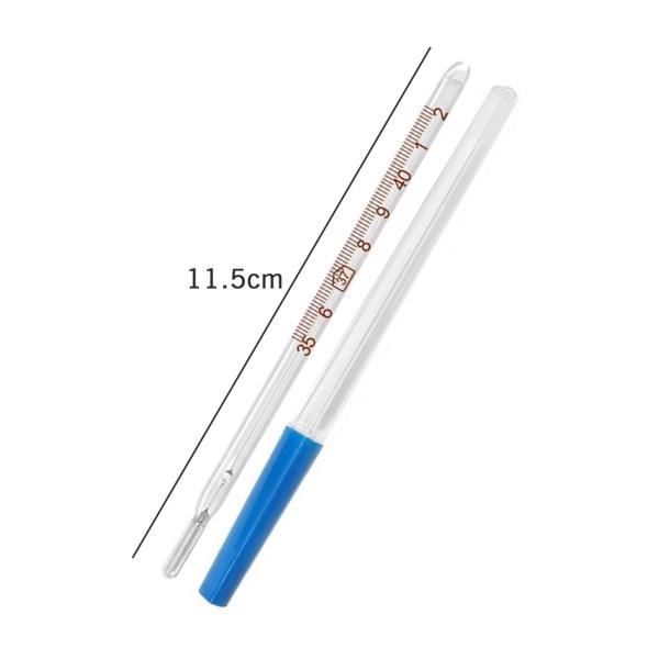 Quality Rectal 32c Glass Medical Thermometer Liquid Mercury Oral for sale