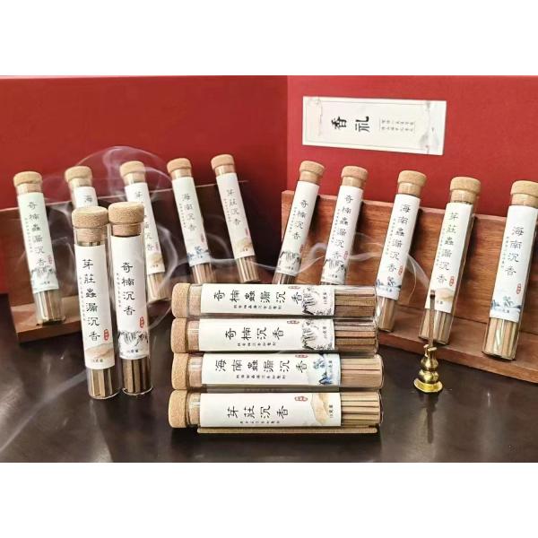 Quality High Class Oblong Chinese Joss Stick Relaxation Sleeping Aid Pure Agarwood Fragrance Stick for sale