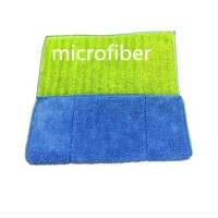 Quality 450gsm Twisted Coral Fleece Multifunction Microfiber Cleaning Cloth Wet Mop Pad for sale