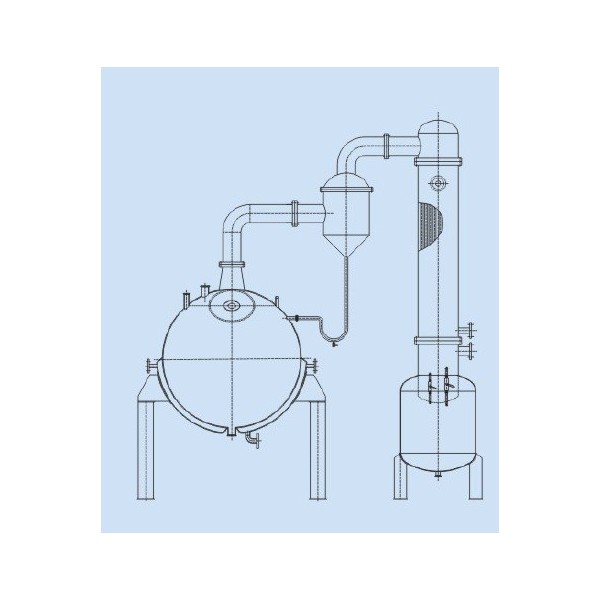 Quality 200kg/H Dairy Processing Plant Sphere Concentrating Tank For Pharmacy / Juice for sale