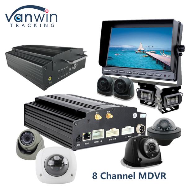Quality 4G Wifi Gps MDVR Camera System 8CH Mobile Digital Video Recorder For Bus Truck Vehicle for sale