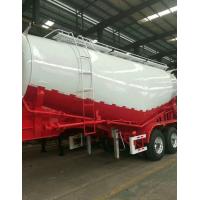 China Carbon Steel Semi Truck Trailer / Powder Material Semi Flatbed Trailers factory