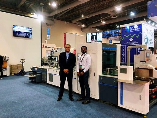 Automatic High Speed ​​Printing Inspection Machine for Fabric Tags, Gecko-200 Suitable for all types of Small Tags