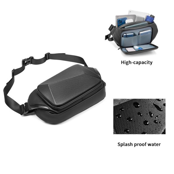 Quality Factory wholesale custom sport waterproof new fashion casual anti theft crossbody sling bag chest men sling bag for sale