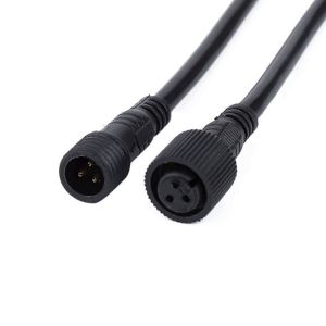 Quality Brass 3 Cores Od5.0mm Outdoor Lighting Cable 3Pins Waterproof Power Cable for sale