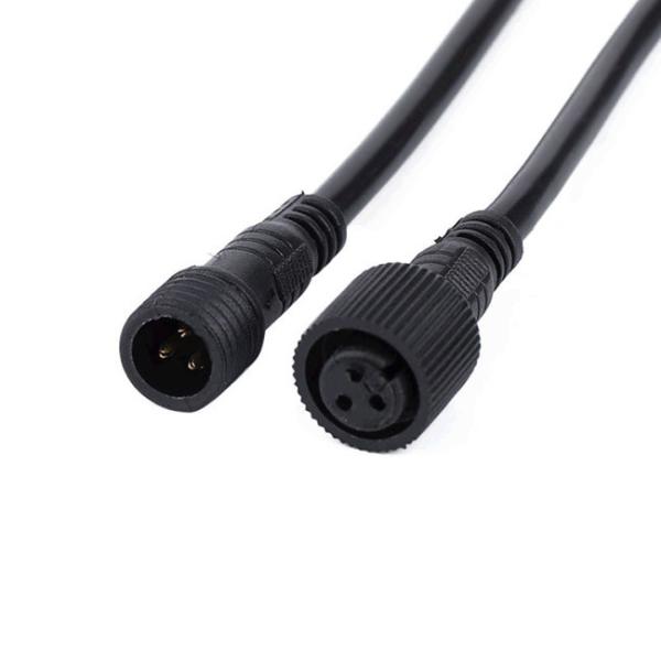 Quality Brass 3 Cores Od5.0mm Outdoor Lighting Cable 3Pins Waterproof Power Cable for sale