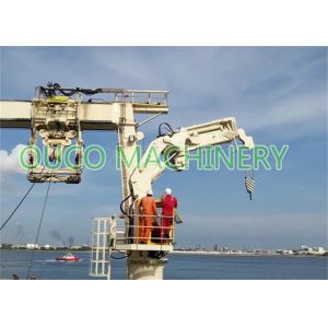 Quality Hydraulic Telescopic Knuckle Boom Marine Jib Crane for sale