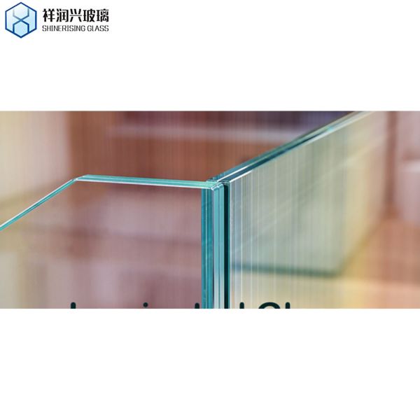 Quality 6.38mm Clear Laminated Glass with Decorative Function Colored Safety Laminated Glass for sale