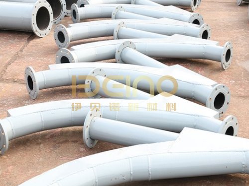 ceramic lined composite pipe tee