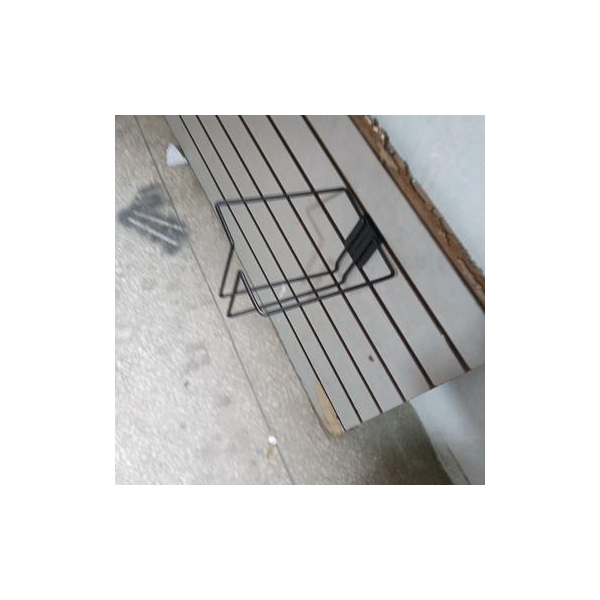 Quality Adjustable Wire Slatwall Brackets, 1 left and 1 right per set for sale