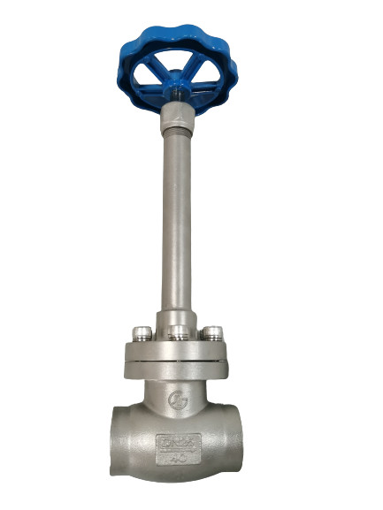 Quality DN25 PN50 CF8 Cryogenic Socket Weld Globe Valve for sale