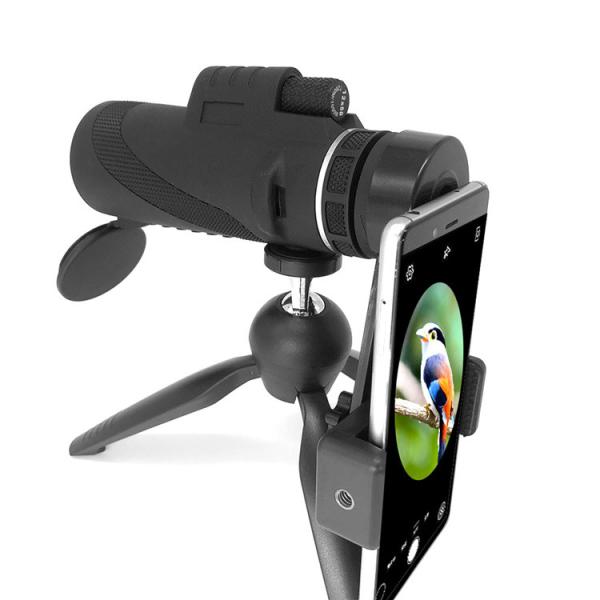Quality Sharp Clear Fixed Focus HD Mobile Phone Telescope 12x50 Monocular For Deer Hunting for sale