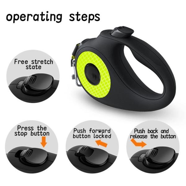 Quality Automatic Retractable Dog Leash Classic Style Non-slip Impact-resistant Fall for sale