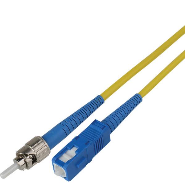Quality 4 Cores Sc To St Fiber Patch Cable Singlemode OS2 OD 3.0mm OFNP Jacket for sale