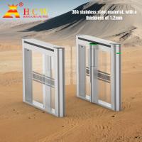 Quality Safety Pedestrian Barrier Gate Supermarket Entrance Gate IP54 30-40 Persons / Min for sale