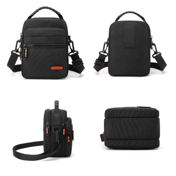 Quality Multi Layer Men Designer Messenger Bags Crossbody Side Bag With Zipper Pocket for sale