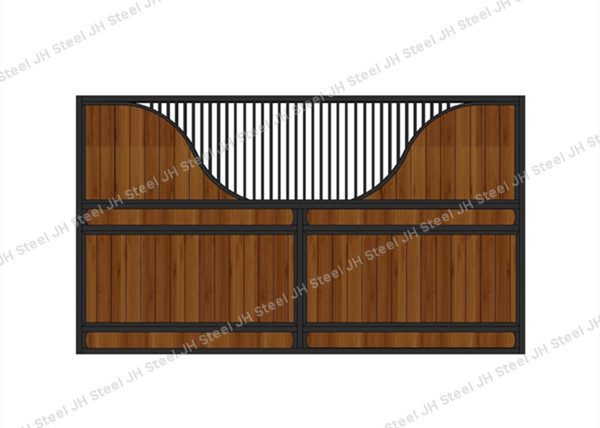 Quality Bamboo Slat Infill Grill Bars Prefabricated Horse Stalls for sale