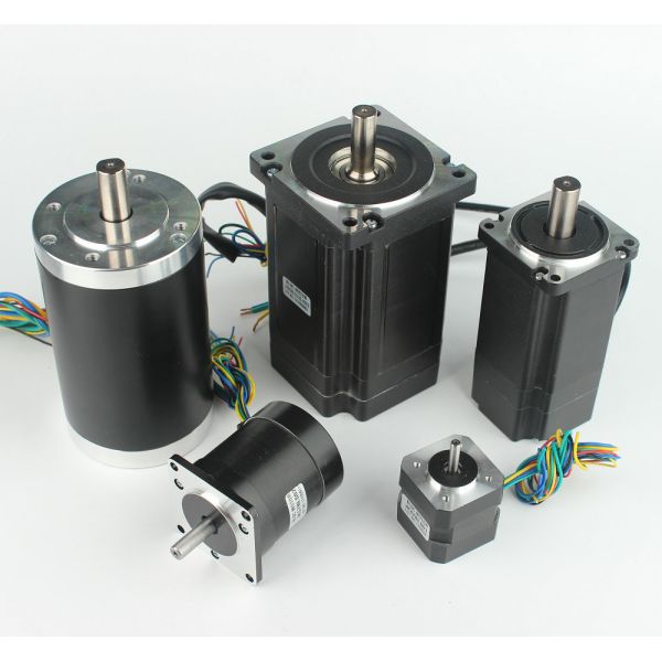 Quality ROHS 110w 3 Phase 4 Poles Brushless DC Motor For CNC Milling for sale